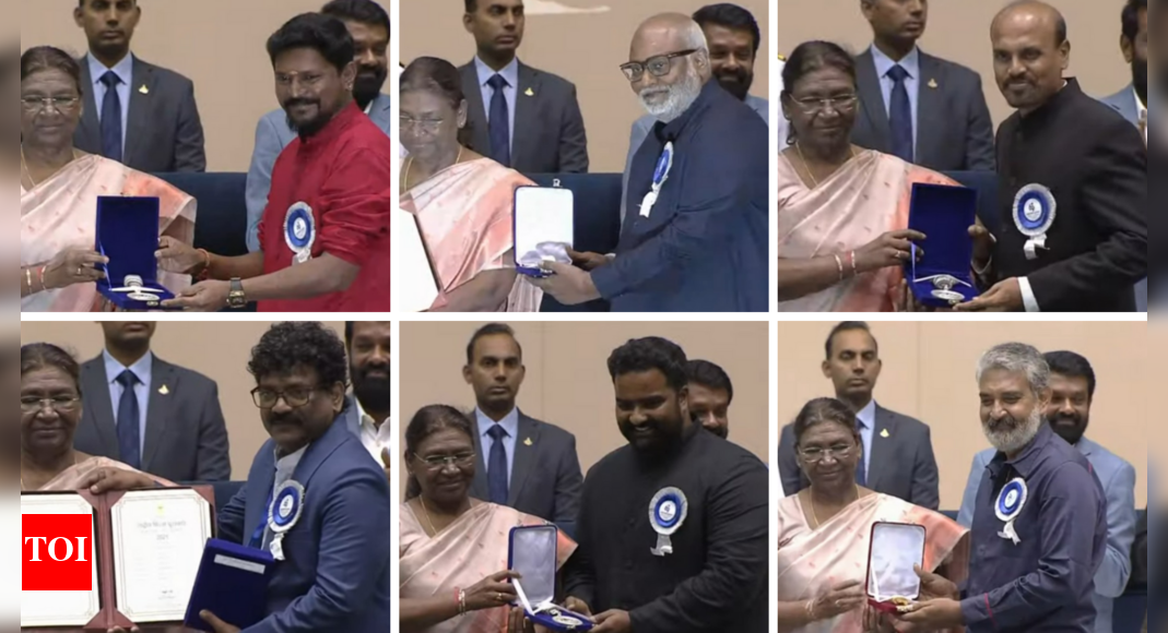 69th National Film Festival: S.S. Rajamouli, MM Keeravani, Prem ...