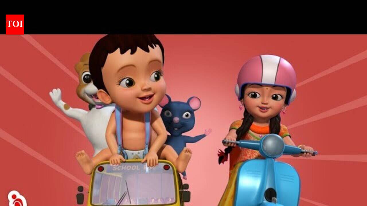 Telugu Kids Poem: Nursery Song in Telugu 'Pom Pom Chitti Bus'su Vastondi'