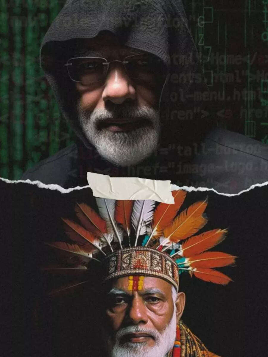 AI Imagines Narendra Modi With Alternative careers: Hacker, Biker ...