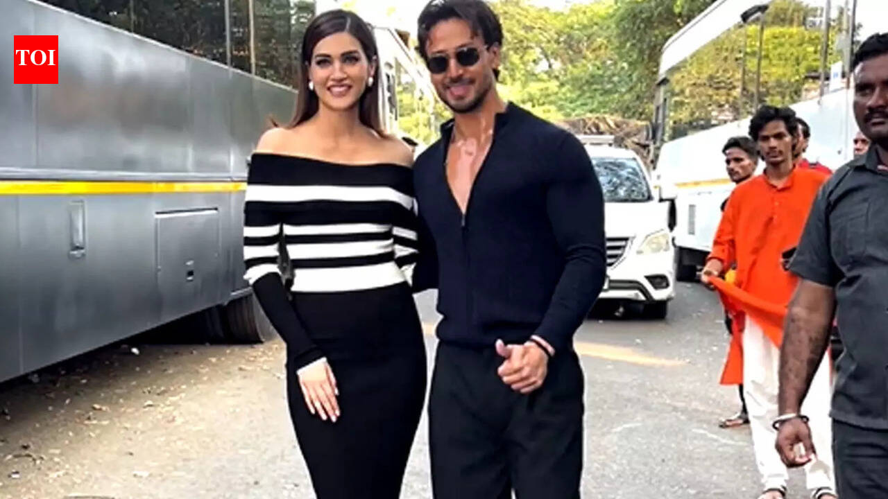 Kriti Sanon, Tiger Shroff promote their movie 'Ganpath: A Hero Is Born'