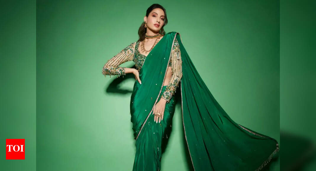 Green: Colour of Navratri Day 6, how to style it | - Times of India