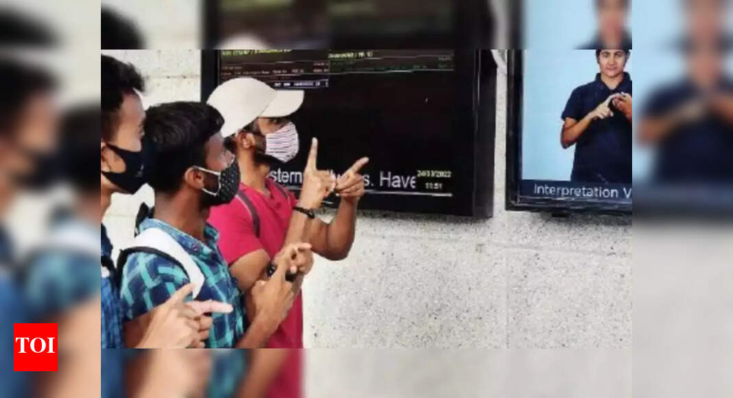 9. A case for hiring sign language interpreters - Times of India