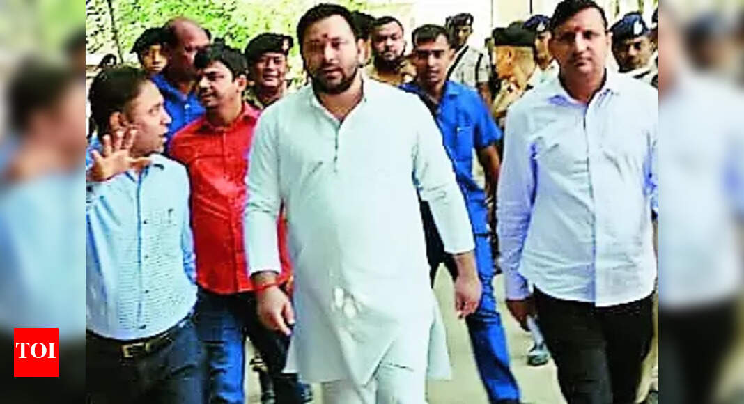 Temple Development: Tejashwi Lays Foundation To Develop Thawe Mata ...