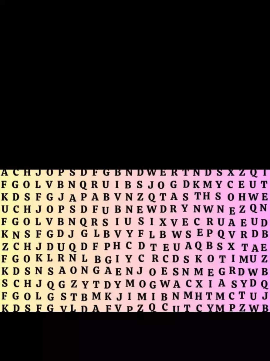 Optical Illusion: Spot The Word 'Tree' In 10 Seconds | Times Now