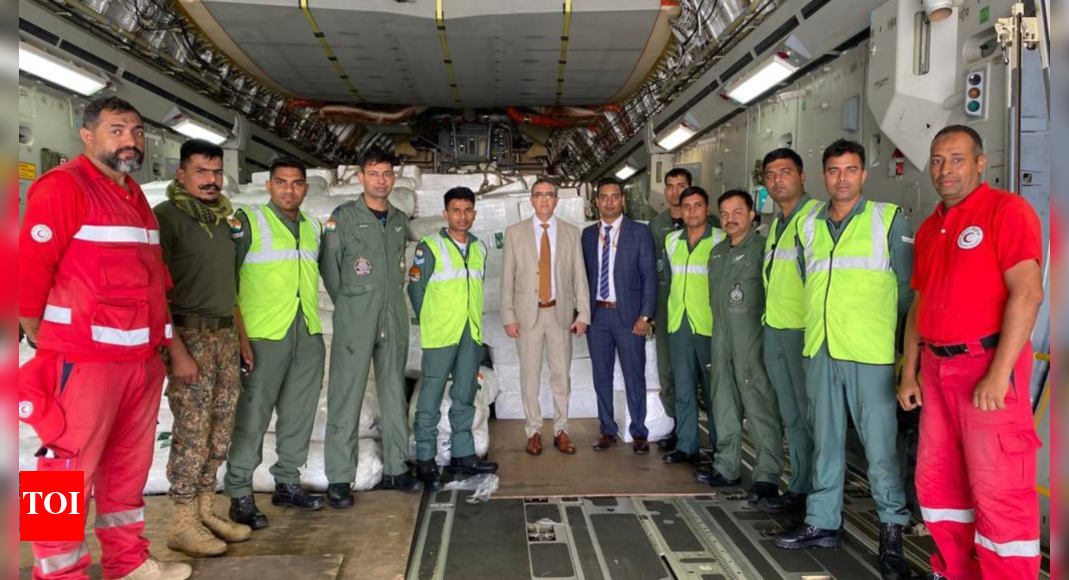 After Modi-Abbas talks, India sends relief material to Gaza through ...