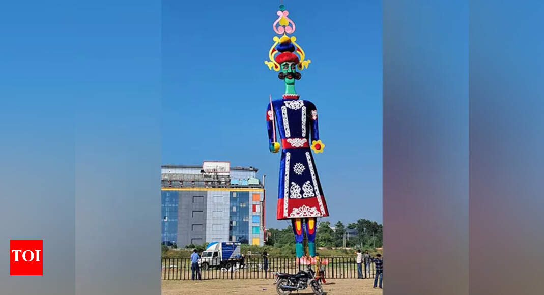 Vijaya Dashmi Celebrations: Tallest Ravana Statue (171 feet) unveiled ...