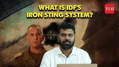 'Iron Sting': Israeli army unleashes game-changing weapon against Hamas - The Times of India