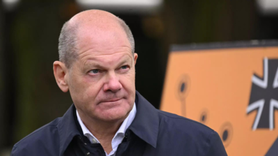 Looking to post-war, Germany's Olaf Scholz promises EU Ukraine funding ...