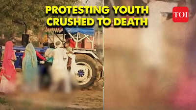 Bharatpur Murder Video: Rajasthan Murder Case: Farmer drives tractor over man multiple times in ...