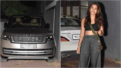 Pooja Hegde gets spotted in her brand new Range Rover worth Rs 4 crore ...