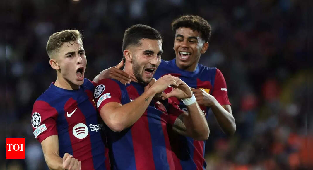 Ferran Torres and Fermin Lopez deal in goals as Barcelona smack ...