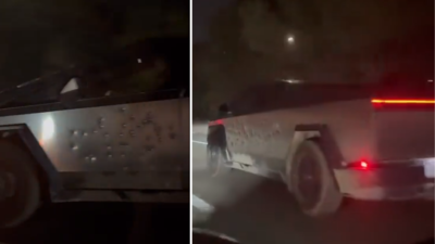 Tesla Cybertruck's bulletproof body tested: Elon Musk claims emptied ...