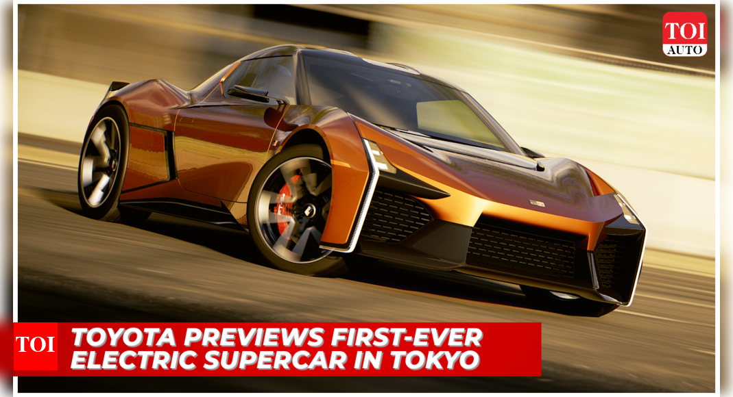 Toyota's hot yet silent first electric supercar FT-Se at Japan Mobility ...
