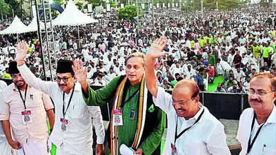 IUML Rally: Muslim league holds massive pro-Palestine rally in Kerala ...