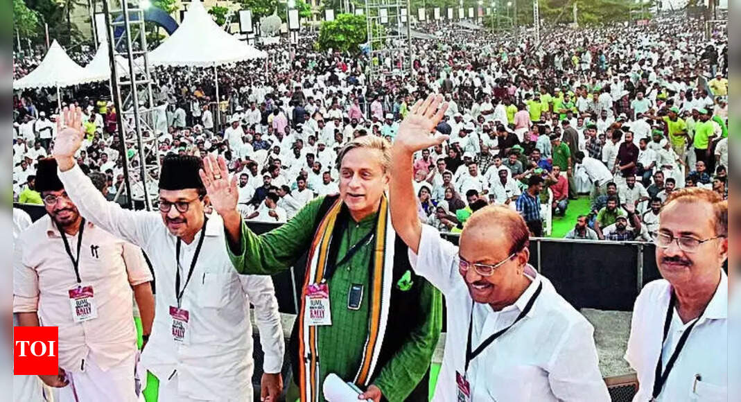 IUML Rally: Muslim league holds massive pro-Palestine rally in Kerala ...