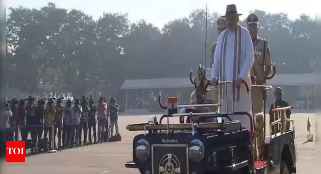 Amit Shah reviews passing out parade of IPS probationers in Hyderabad ...