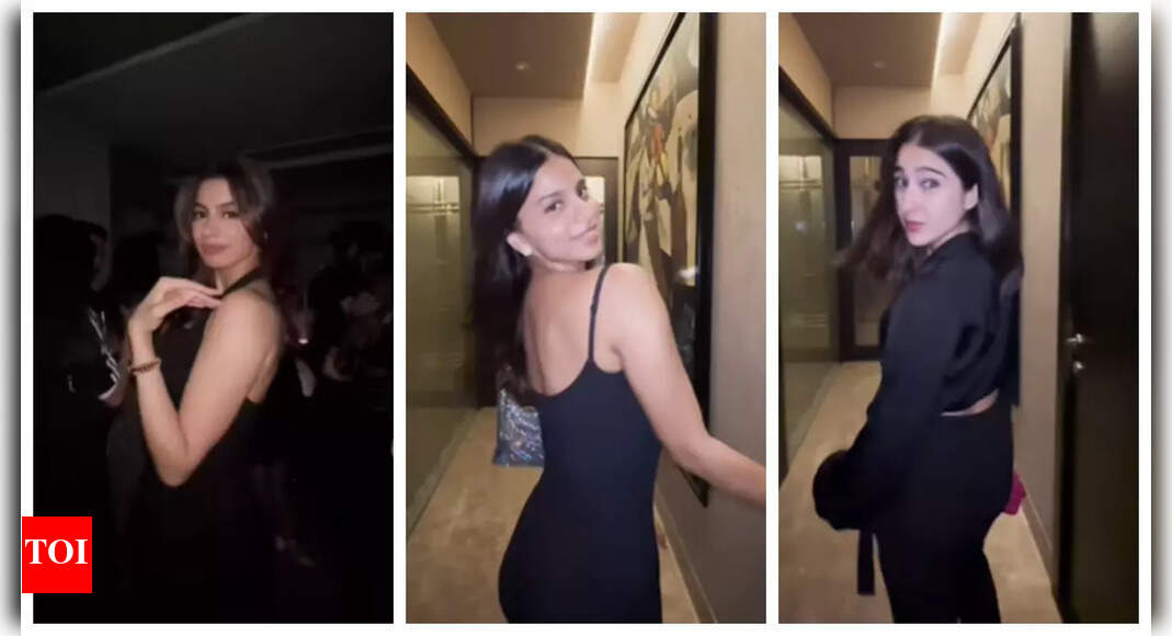 Suhana Khan, Khushi Kapoor, Sara Ali Khan and others attend a fun party; see pics inside | Hindi ...