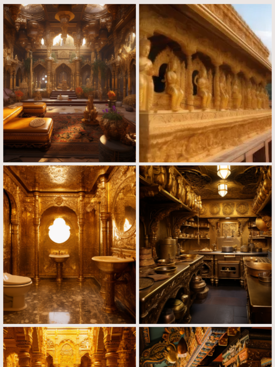 AI imagines the Golden Palace of Ravana from Ramayana | Times of India