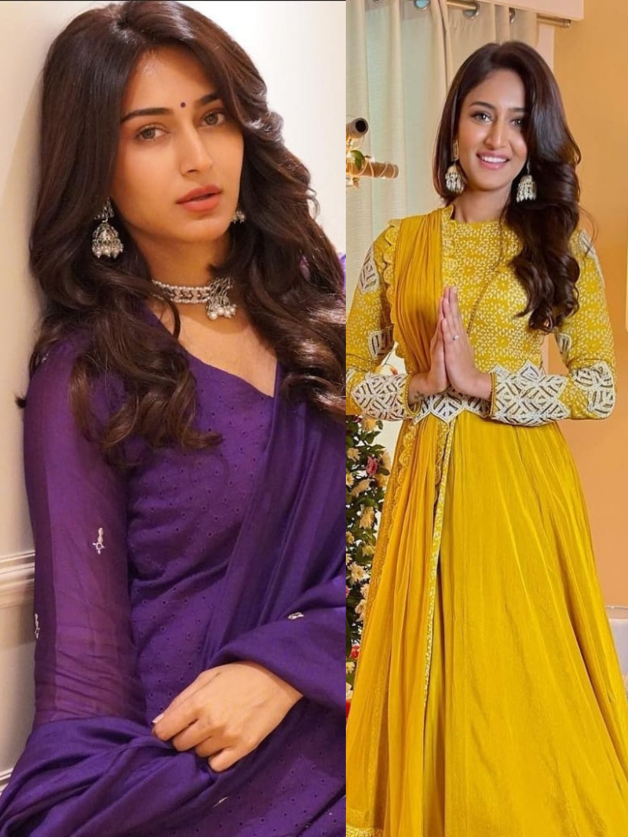 15 ethnic traditional looks from Erica Fernandes for this festive ...