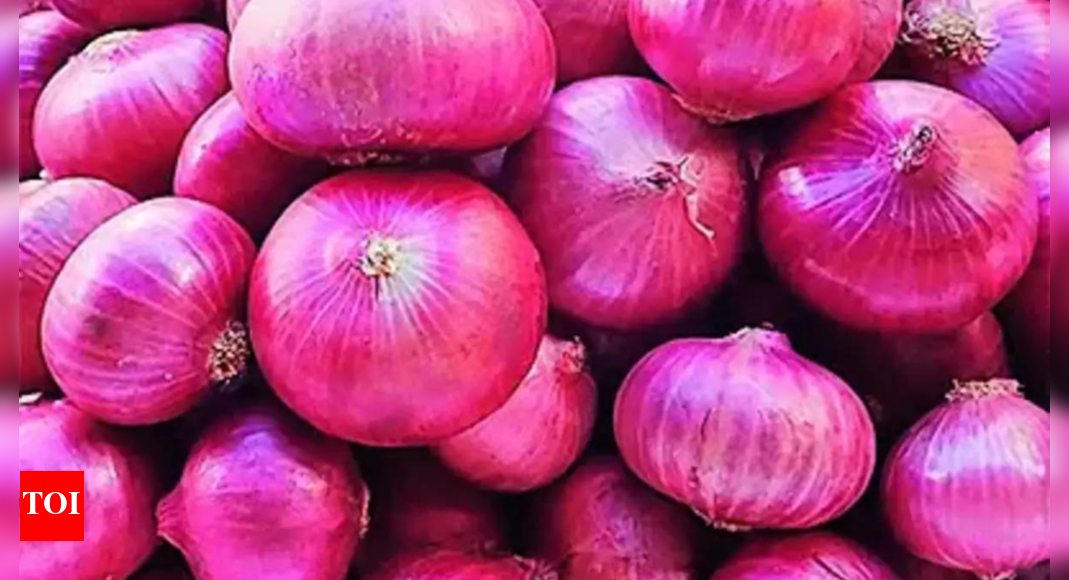 Amid onion price rise, government sets export base price at $800 per tonne | India News - Times ...