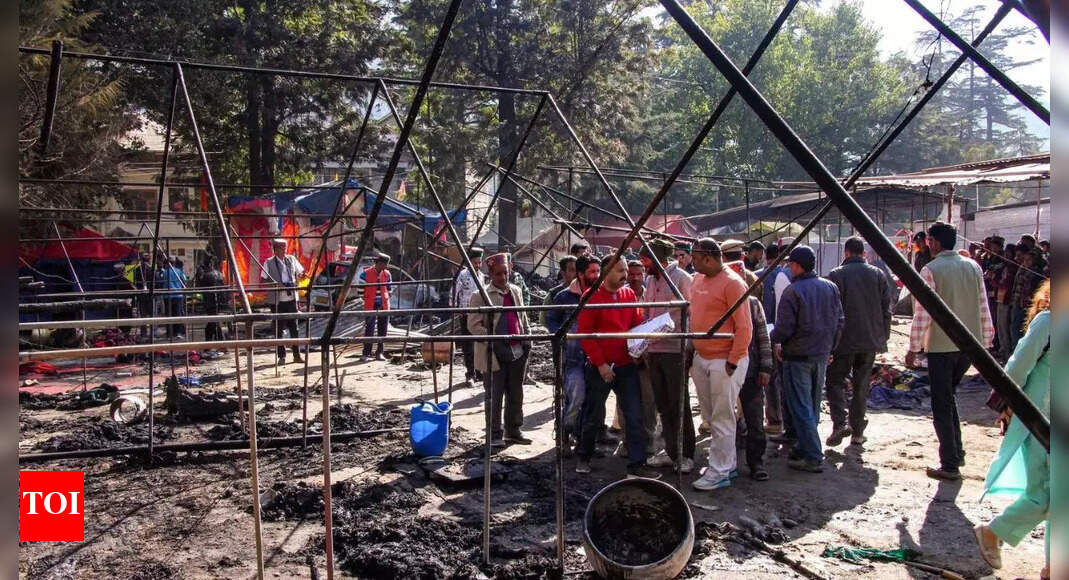Fire at Kullu Dussehra ground, deities' tents charred | India News ...
