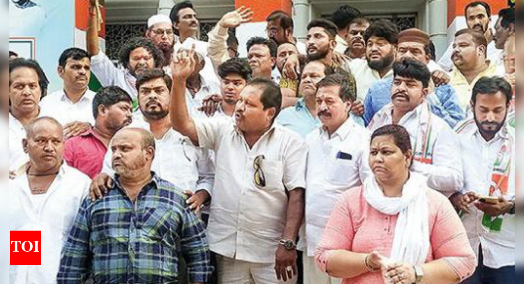 Telangana Congress: Rebel flames singe Congress, Revanth Reddy in line ...