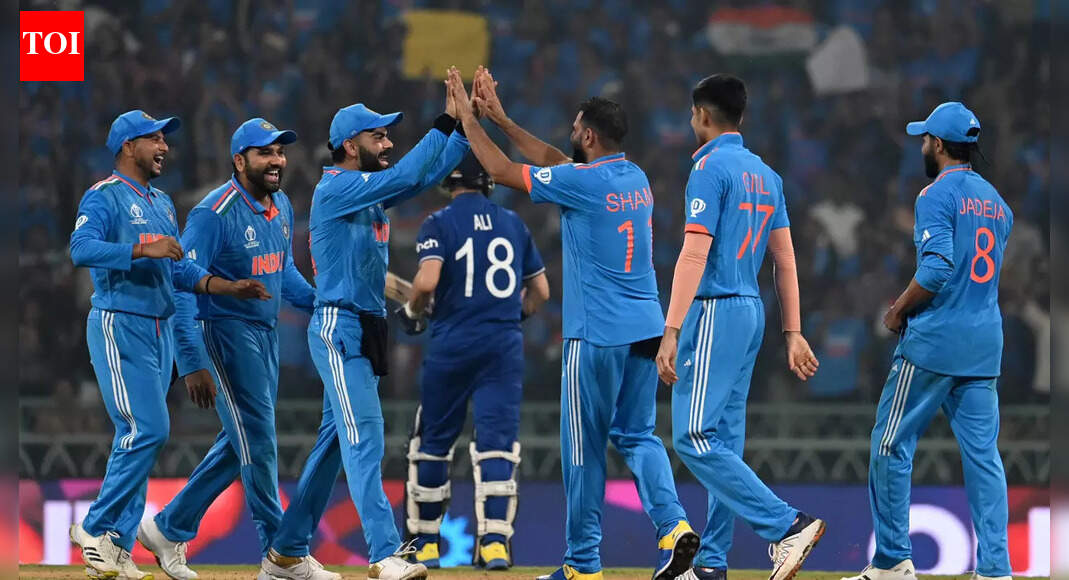 India vs England highlights, World Cup 2023: India crush England by 100 ...