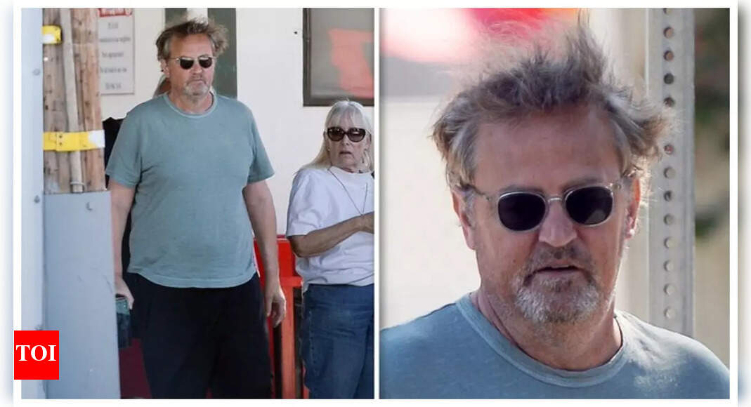 Photos of 'Friends' star Matthew Perry from his last public appearance ...