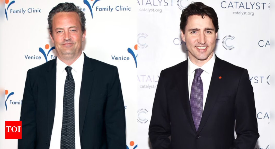 Why Matthew Perry once 'beat up' a young Justin Trudeau - Times of India