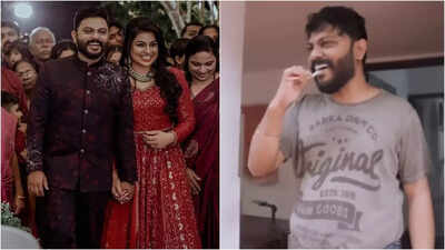Mathukutty's wedding video is out! Spot him brushing his teeth - Times ...
