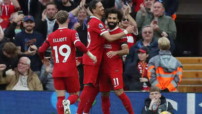 Diogo Jota, Darwin Nunez, and Mohamed Salah score as Liverpool cruise to 3-0 win over Nottingham ...