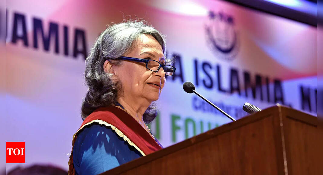 Sharmila Tagore at Jamia Millia Islamia: Education will keep you young ...