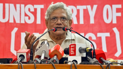 CPM chief Sitaram Yechury: Mahua Moitra targeted for asking questions about Adani | India News ...