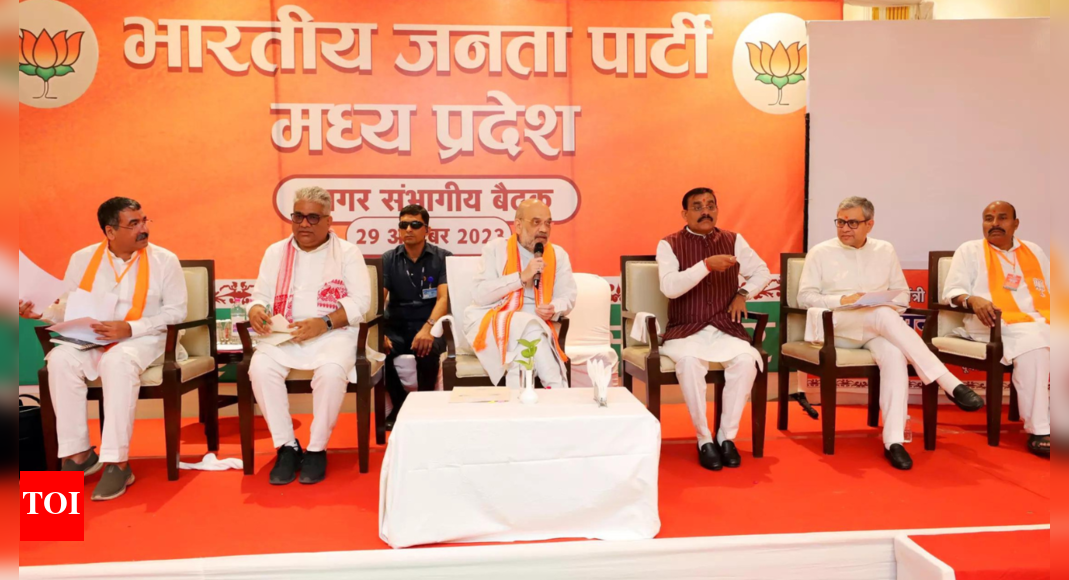 Madhya Pradesh Elections 2023: Amit Shah meets rebel leaders, pacifies ...