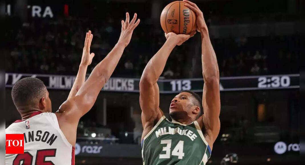 NBA: Giannis Antetokounmpo's 33 points lead Milwaukee Bucks to victory over Miami Heat | NBA ...