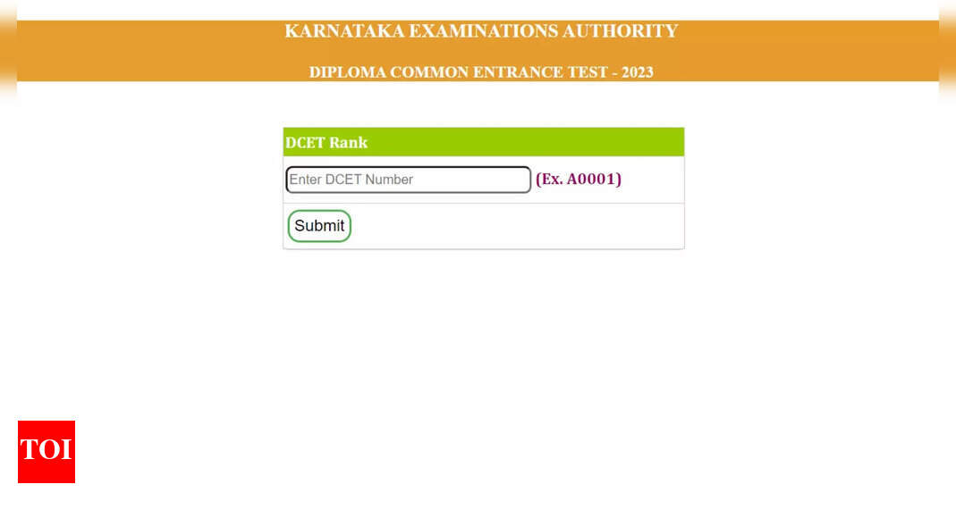Karnataka DCET 2023 results declared at kea.kar.nic.in; Check list of ...