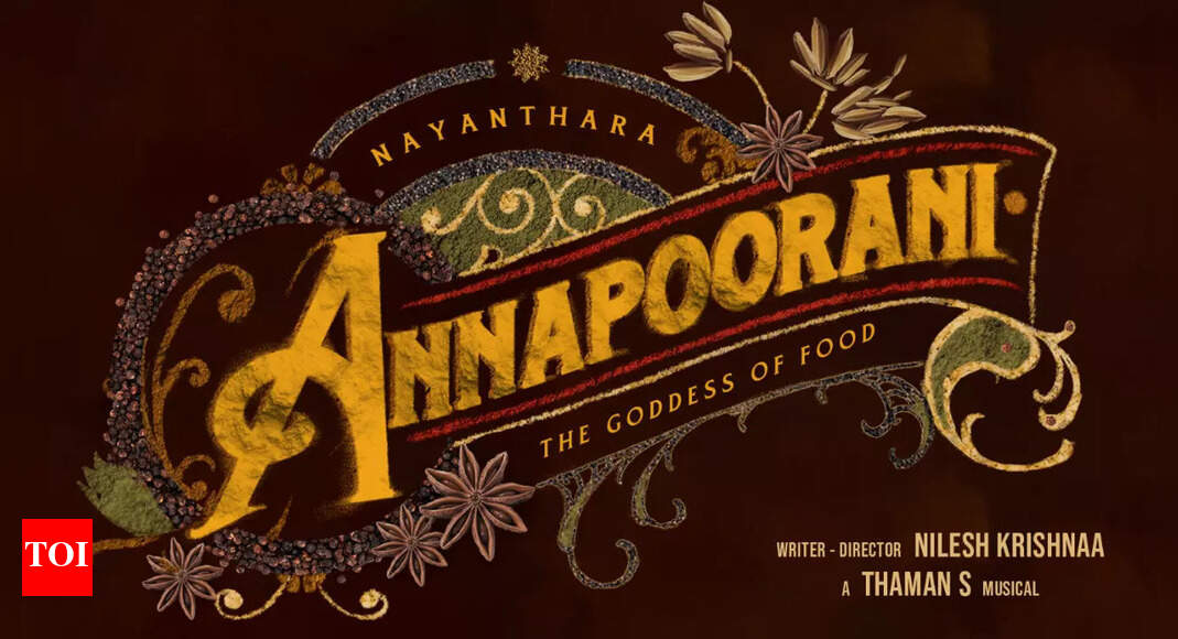 Nayanthara’s 'Annapoorani' to release on December 1 | Tamil Movie News ...