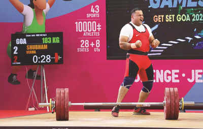 Shubham lifts silver, 1st for Goa in weightlifting | Goa News - Times ...