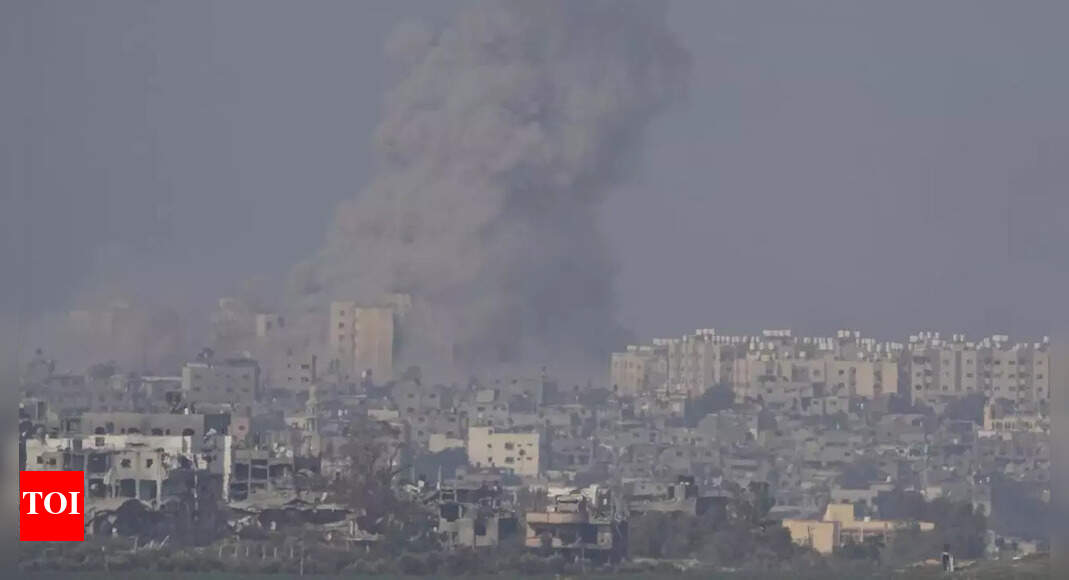 Israel Hits Hamas Hub In Dense Gaza - Times of India