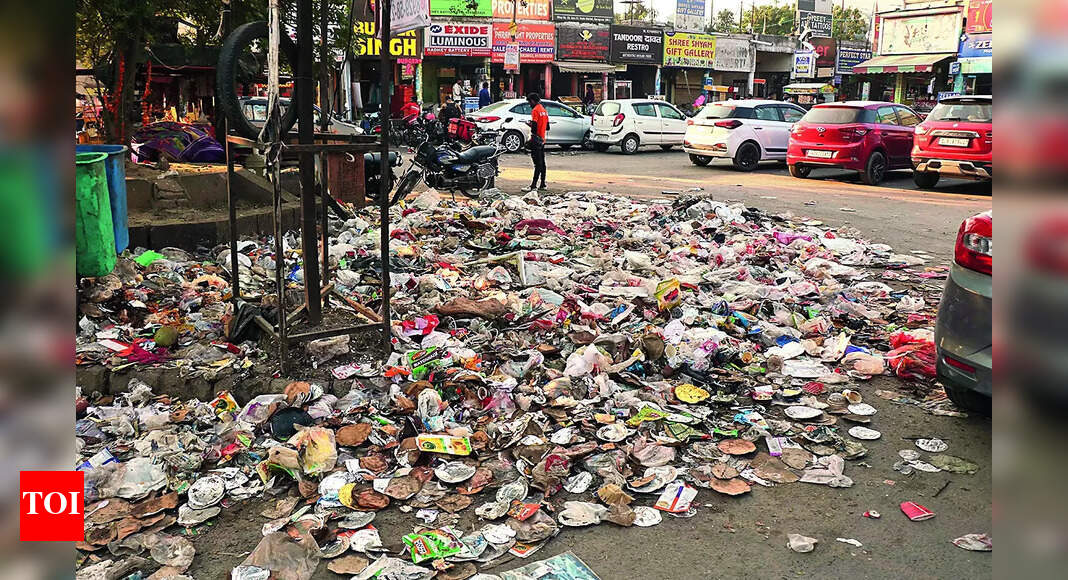 ‘workers Few’, Waste Mounds Still Line Streets | Gurgaon News - Times ...