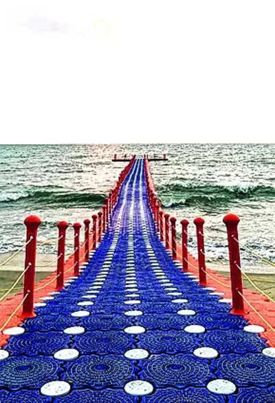 Tourism: Floating Bridge Inaugurated At Kuzhupilly Beach | Kochi News ...