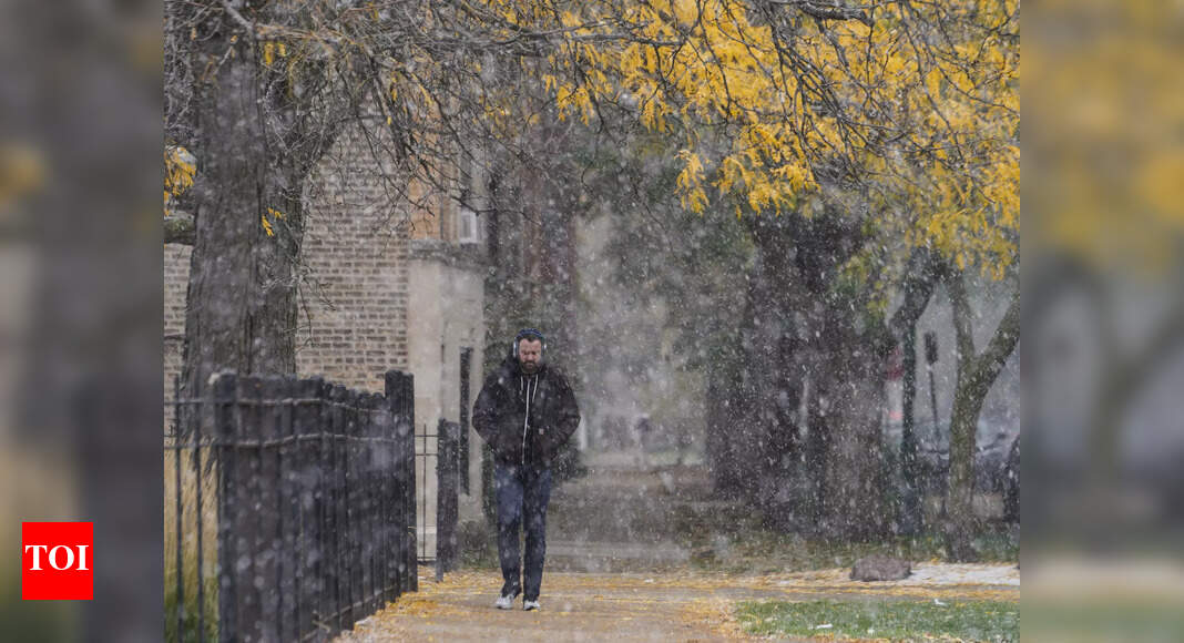 Snowfall: Two US cities witness biggest Halloween snowfall in over ...