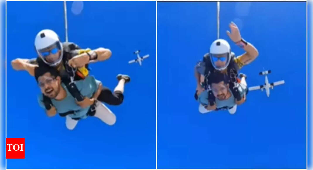 Singer Keval Shah takes Instagram by storm with a thrilling skydiving ...