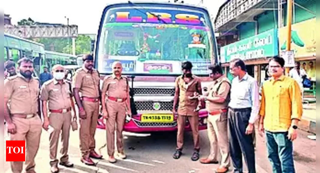 Buses: Air Horns Seized, Buses Penalised In Trichy City | Trichy News ...