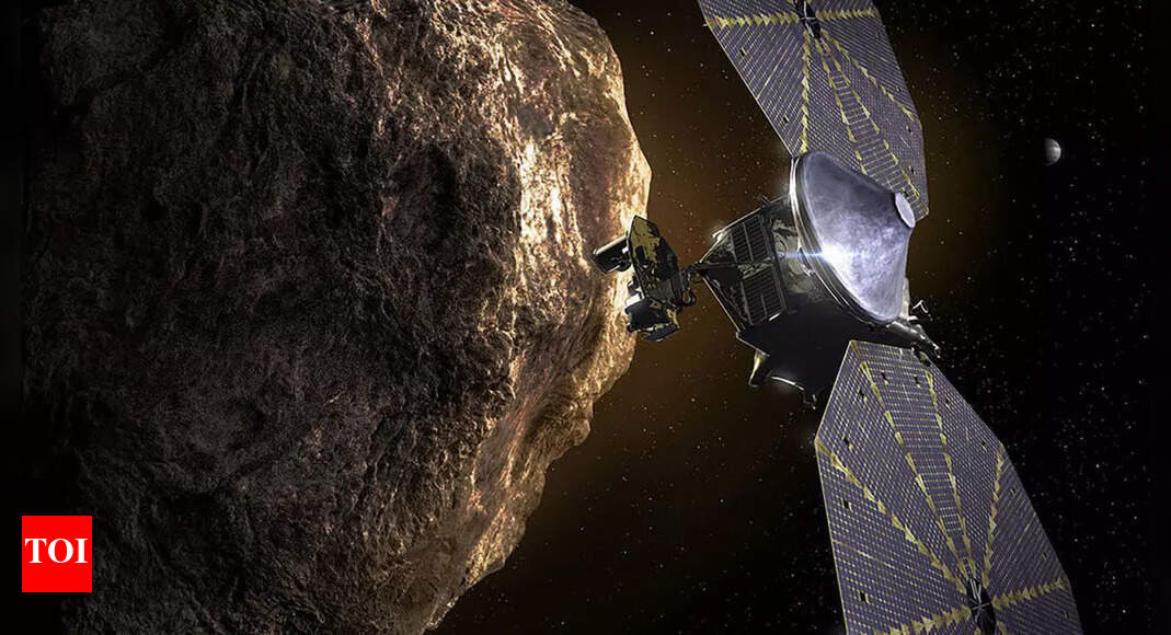 Lucy Nasas Lucy Spacecraft Navigates Historic Flyby Of Asteroid