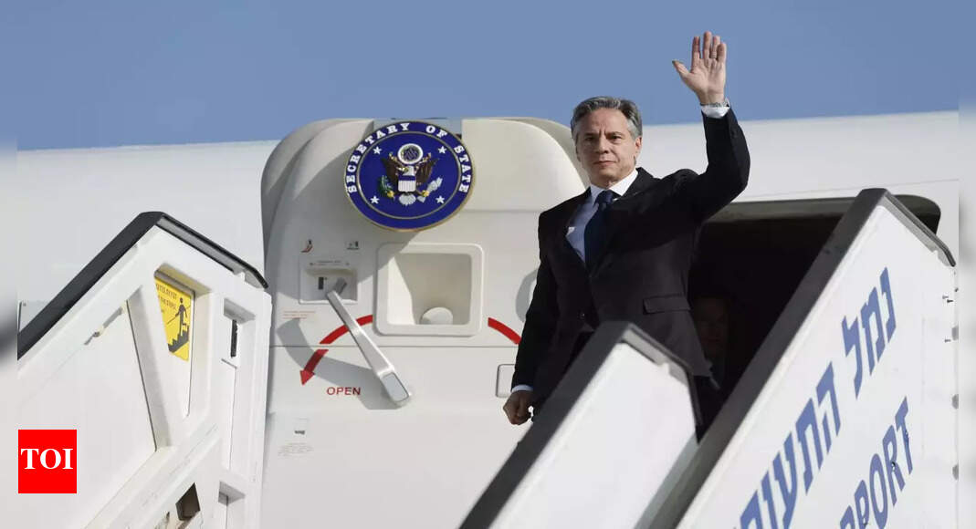 Anthony Blinken in Israel urges humanitarian pauses in Gaza war - Times ...
