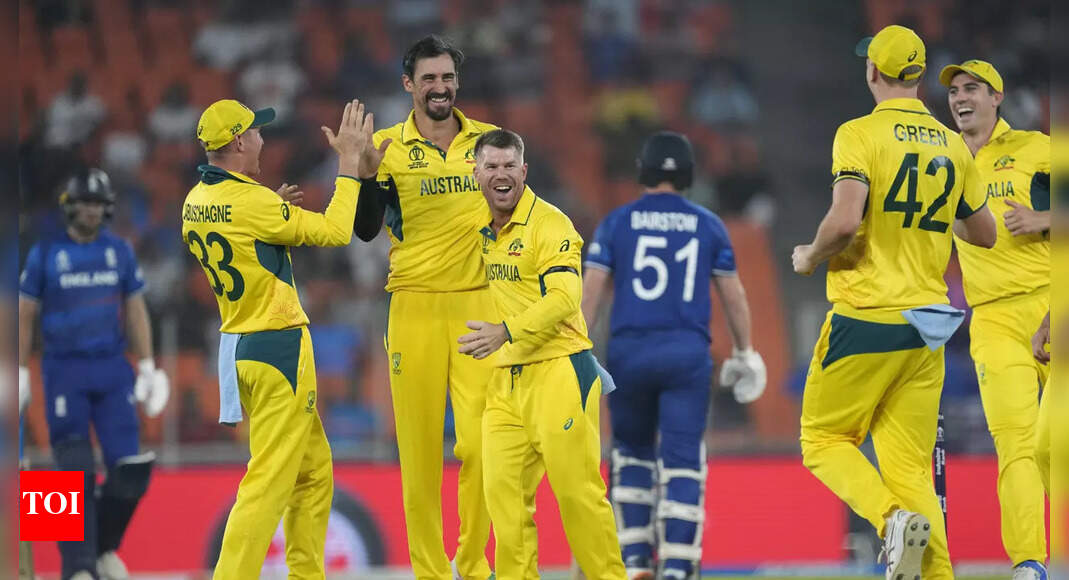 England vs Australia highlights, World Cup 2023: Australia win by 33 ...
