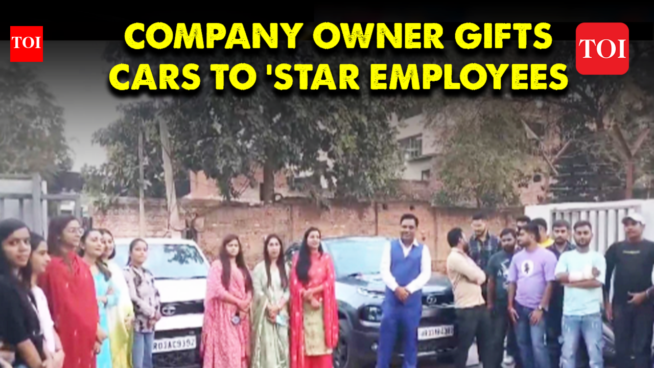 star employees: Haryana: Pharma company owner gifts cars to ‘star ...