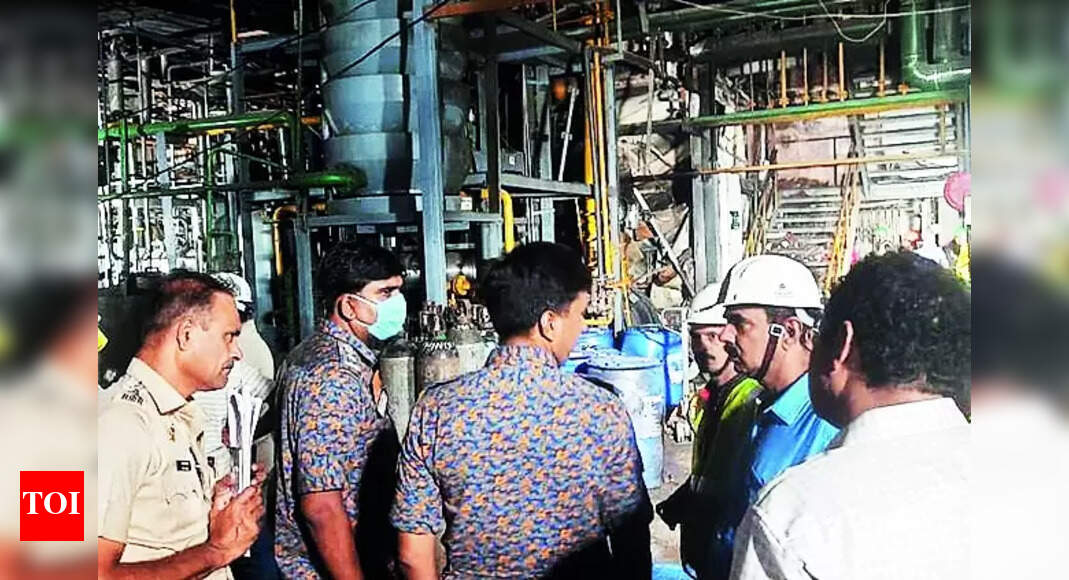 Rescue Operation: Barrels With Chemicals Hit Rescue Ops At Pharma Co ...