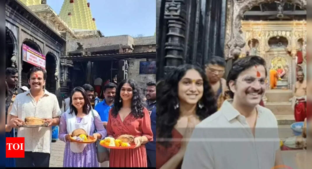 Priyadarshini Indalkar, Onkar Raut and others visit Kolhapur's Ambabai ...